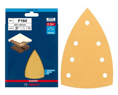 BOSCH Dual Application BEST for Wood & Paint Sanding Sheets (Delta 100 ...