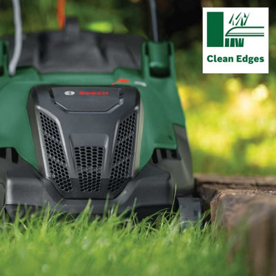 Bosch Electric Rotary Lawnmower Rotak Mower 40cm 1800w 50L + Long ...