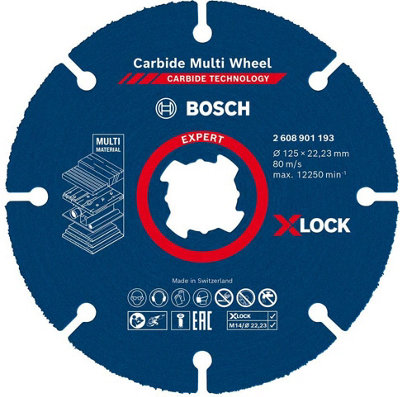 Bosch EXPERT 2608901193 X-LOCK Carbide Multi Grinder Cutting Disc Wheel ...