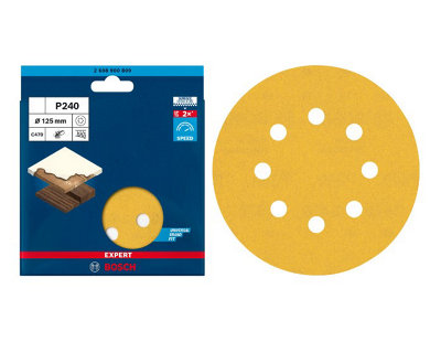 BOSCH Expert for Wood + Paint Sanding Sheets (Grit 240) (10/Pack) (For ...