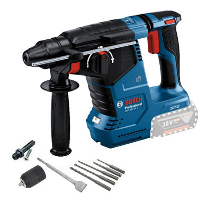Bosch GBH18V-24C 18v Brushless SDS Rotary Hammer Drill Bits Chisel ...