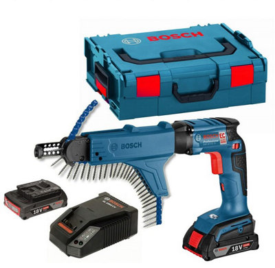 Bosch Gsr18v Ecte 18v Collated Brushless Drywall Screwdriver 2 X 2 0ah