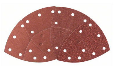 BOSCH Mixed Grit Delta Sanding Sheets (25/Pack) (For: Bosch PSM 80A ...