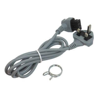 Bosch, Neff, Siemens Dishwasher 3-Pin UK Mains Plug Power Cord Cable ...
