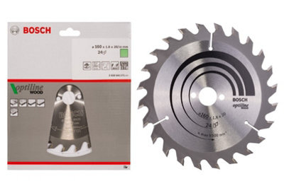 BOSCH Optiline Wood Circular Saw Blade (160mm) (To Fit: Bosch ...