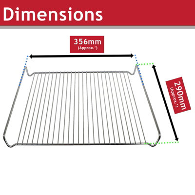 Bosch Oven Wire Grill Shelf Insert Rack Grate Stand 356mm x 290mm