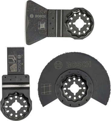 Bosch Powertool Accessories Basic Tile Set For Multi-Tools, 3 Piece