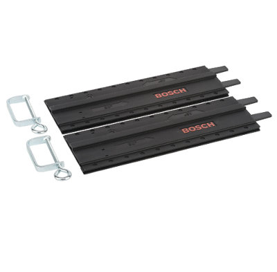 Bosch Professional 2 Guide Rails with 2 Clamps