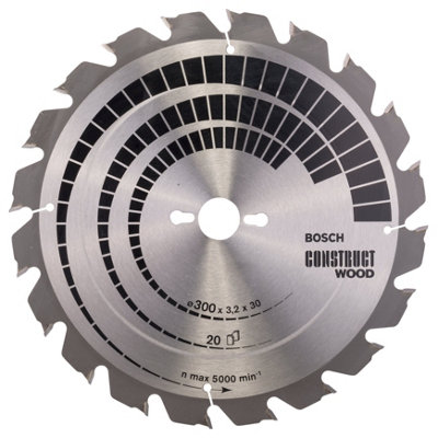 Bosch Professional Construct Wood Circular Saw Blade - 300 x 30 x 3.2mm ...