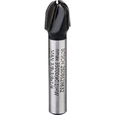 Bosch Professional Core Box Bit with 1/4" Shank, R4.8mm, 9.5x9.5mm