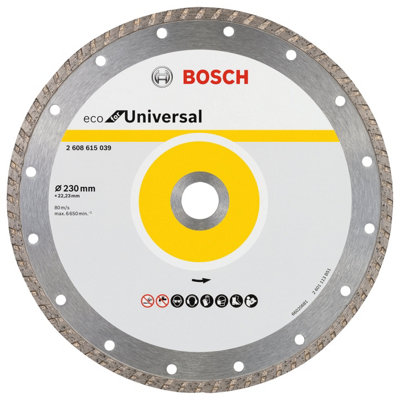 BOSCH PROFESSIONAL DIAMOND CUTTING DISC ECO - UNIVERSAL, 230X22.23X3.0X7
