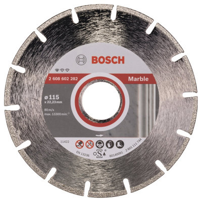 Bosch Professional Diamond Cutting Disc for Marble - 115 x 22.23 x 2.2 ...