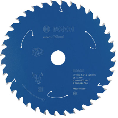 BOSCH PROFESSIONAL EXPERT CIRCULAR SAW BLADE FOR CORDLESS SAWS - WOOD ...