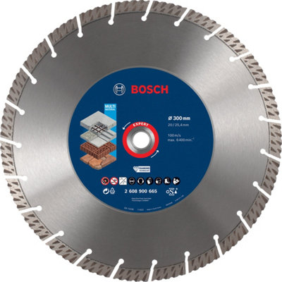 Bosch Professional Expert MultiMaterial Diamond Cutting Disc - 300 x 20 ...
