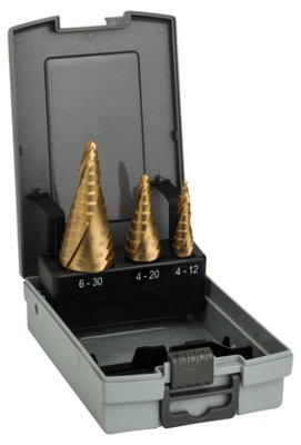 Bosch Professional HSS-TiN Step Drill Bit Set 4-12 (9 Steps) 4-20, 6-31
