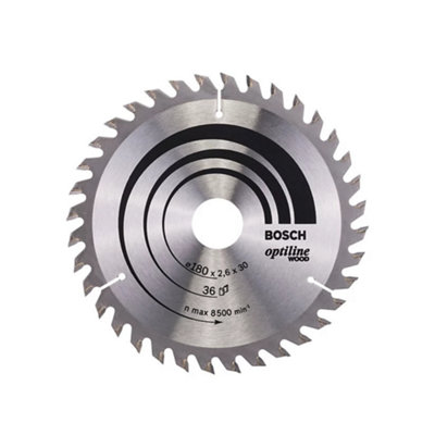 Bosch Professional Optiline Wood Circular Saw Blade - 180 x 30/20 x 2 ...