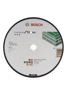 Bosch Professional Stone Straight Cutting Disc C 30 S BF - 230mm x 22 ...