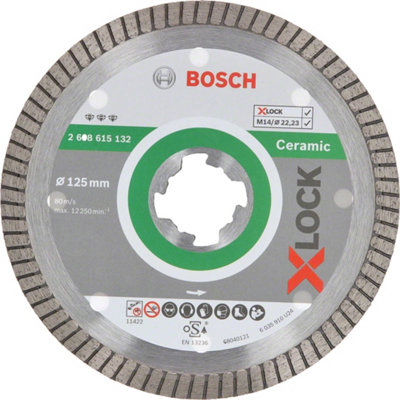Bosch Professional X-LOCK Ceramic Extra Clean Turbo Diamond Cutting ...