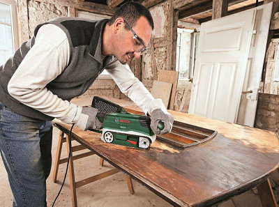 BOSCH SANDING BELTS (GRIT 80) (10/PACK) (TO FIT: BOSCH PBS 75A BELT SANDER)