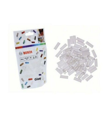 BOSCH Transparent Adhesive Sticks (70/Pack) (For: Bosch Gluey Pen ...