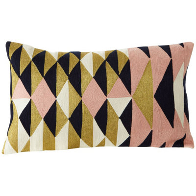 Bosie Ozella Geometric Design Cushion | DIY at B&Q