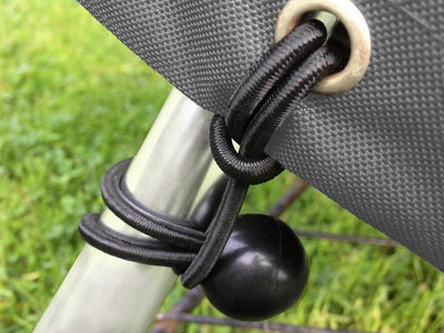 Bosmere All-Weather Extra Large Parasol Cover with Zip Grey L190 Circ ...