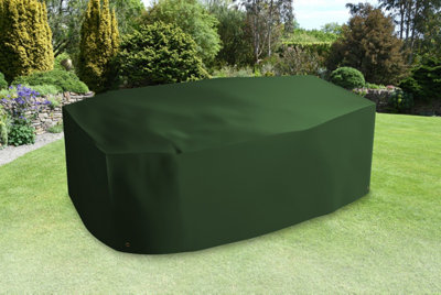 Bosmere Protector 6000 Garden Table + Chairs Cover Green 100% ...