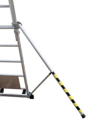 BoSS TeleguardPLUS Telescopic Platform Ladder 9 Rung