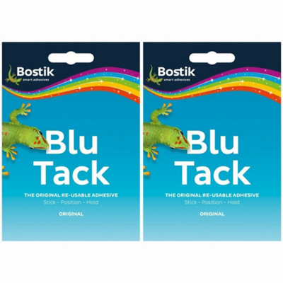 Bostic Multipurpose Reusable Non Toxic Adhesive, Blue Colour Patty x 2