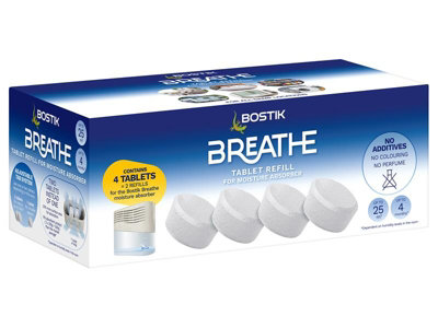 Bostik 30624758 Breathe Refill Tabs (Pack 4) BST30624758 | DIY at B&Q