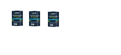 Bostik Bituminous Black Paint For Roofs 5L Pack of 3