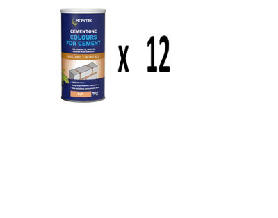 Bostik Cementone Colours For Cement Buff 1KG Pack of 12