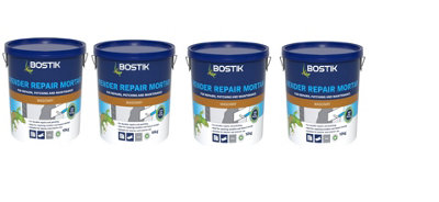 Bostik Cementone Render Repair Mortar 10KG Pack of 4
