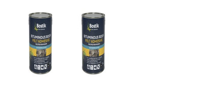 Bostik Feltfix Bituminous Felt Adhesive 5L Pack of 2