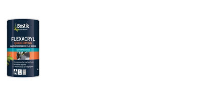 Bostik Flexacryl Quick Drying Solvent Free Waterproofer Grey 5L Pack of 1