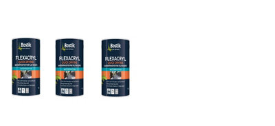 Bostik Flexacryl Quick Drying Solvent Free Waterproofer Grey 5L Pack of 3