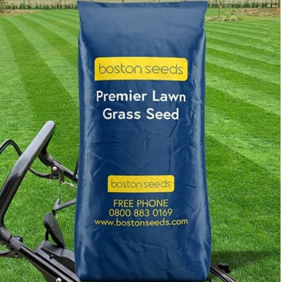 Boston Seeds BS Premier Lawn Grass Seed (1 x 2kg)