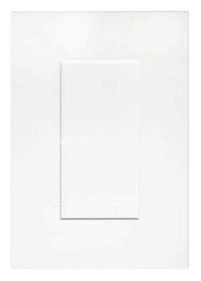 Boston Supermatt Shaker White Replacement Kitchen Doors Sample Colour ...