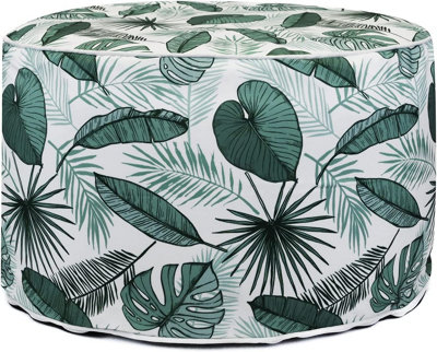 Botanical Design Inflatable Pouffe - Indoor Outdoor Garden Seating or ...