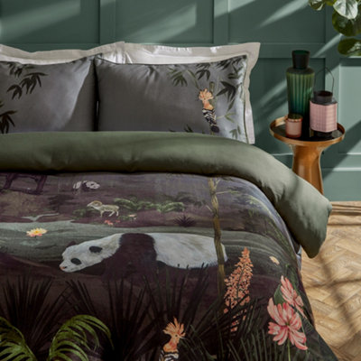Botanical Riches Chuan Exotic Jungle Duvet Cover Set, Double, Nightfall