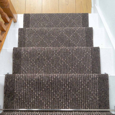 Boulevard Brown Stair Runner Carpet Runner Rug