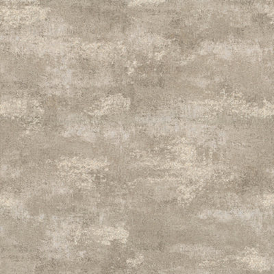 Boutique Urban Plaster Mocha Textured Plain Wallpaper