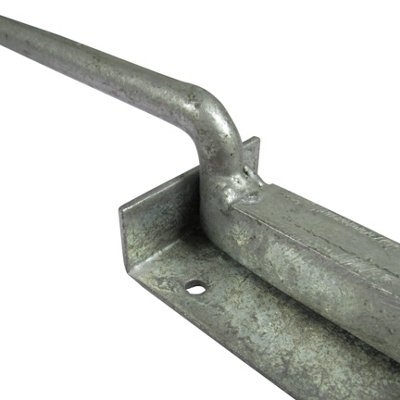 Bow Handle Drop Down Bolt 18" Galvanised (Heavy Duty Garage Door)