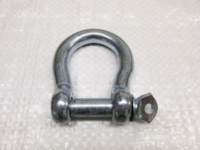 BOW SHACKLE SCREW PIN GALVANISED 10MM (COMMERCIAL CHAIN CONNECTOR ...