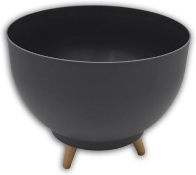 Shop Bowl Planter Plant Pot Legs Oval Flower Modern Decorative Saucer ...