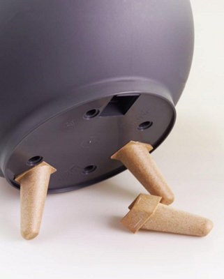 Shop Bowl Planter Plant Pot Legs Oval Flower Modern Decorative Saucer ...