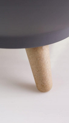 Shop Bowl Planter Plant Pot Legs Oval Flower Modern Decorative Saucer ...