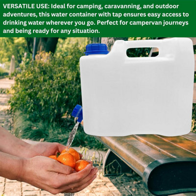 BPA FREE PLASTIC WATER CONTAINER WITH TAP PORTABLE WATER CONTAINER FOR ...
