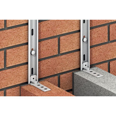 BPC Fixings Universal Wall Starter Kit - Stainless Steel - 2.4m (Pack ...