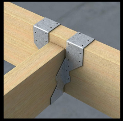 BPC Galvanised Steel Timber to Timber Joist Hanger 47 x 270mm Trade ...